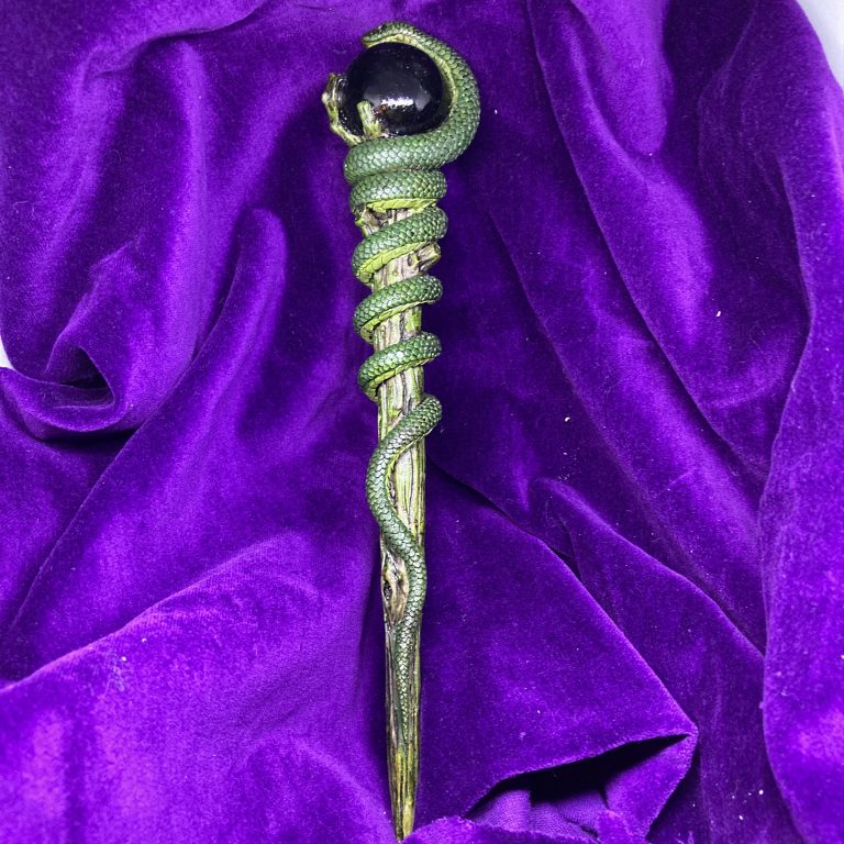 Ceramic Snake Wand - Into the Mystic Shop