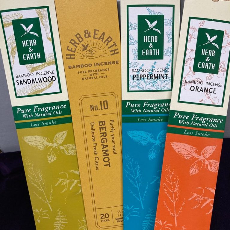 Herb & Earth Bamboo Incense - Into the Mystic Shop