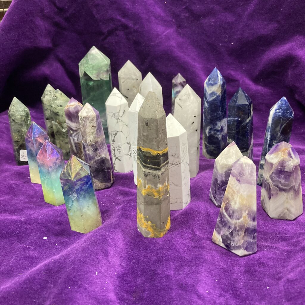 Standing Gemstone Points/towers - Into the Mystic Shop