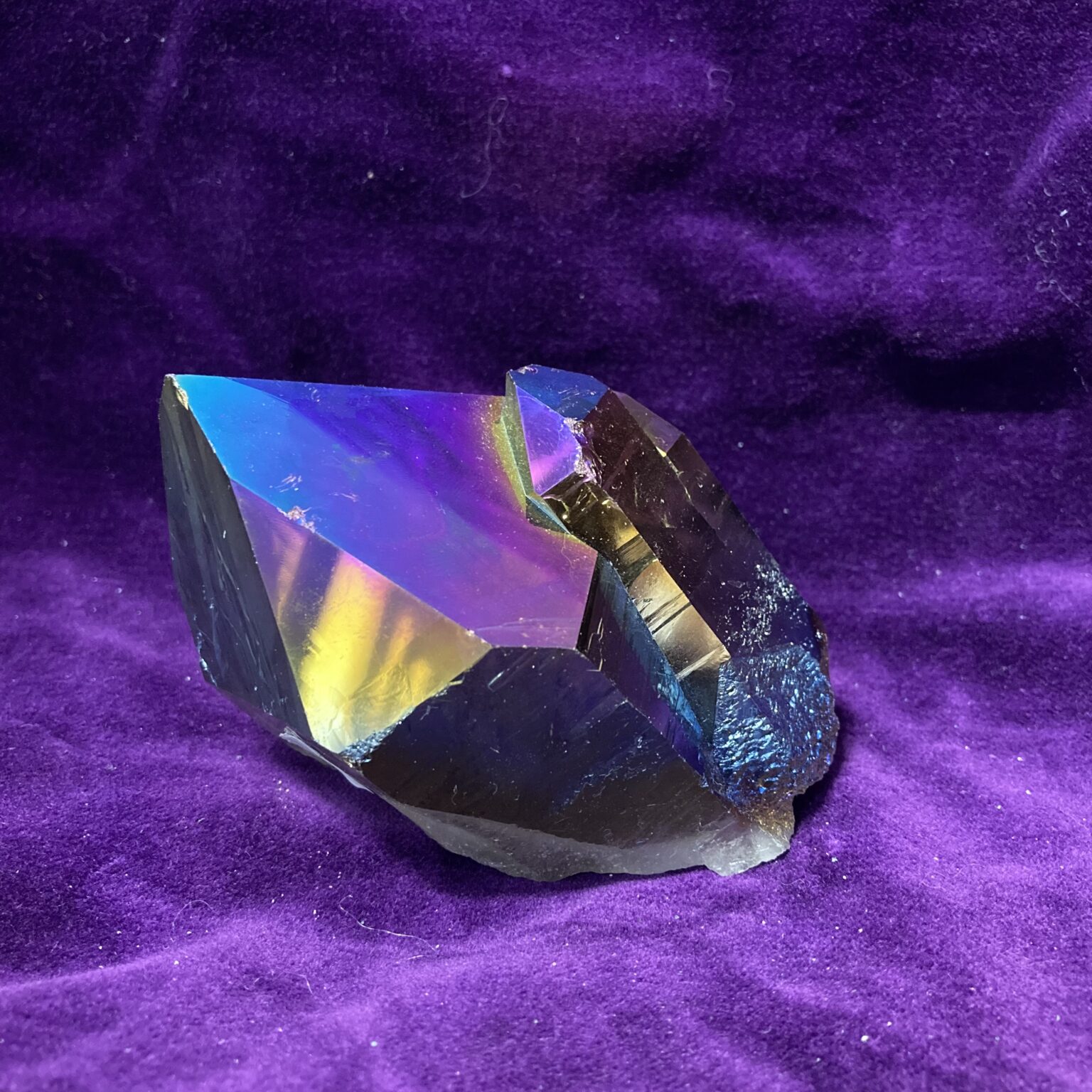Titanium Quartz Crystal Large Point - Into the Mystic Shop