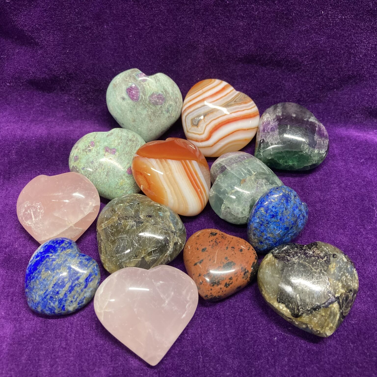 Gemstone Shaped Hearts - Into the Mystic Shop
