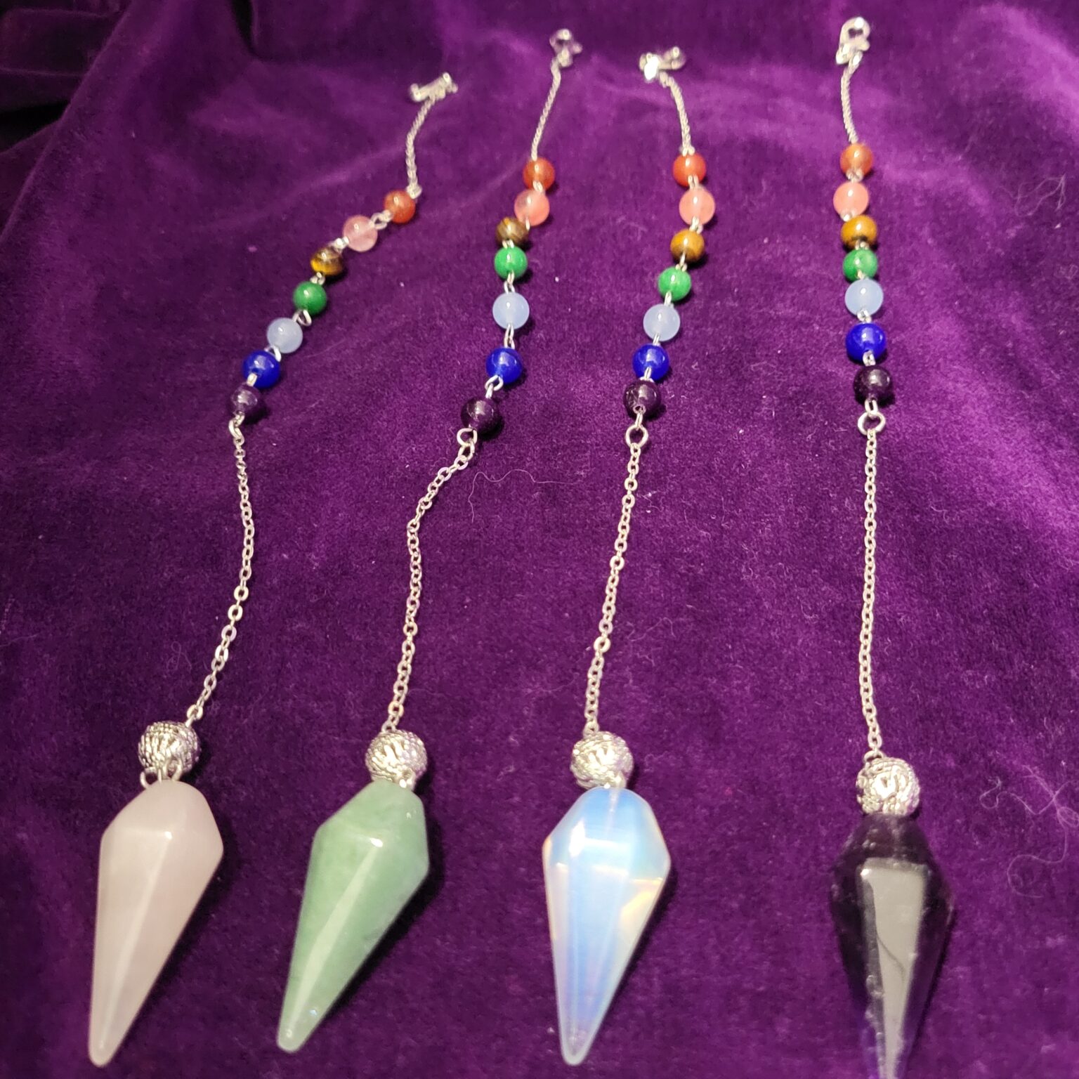 Small Crystal Pendulums - Into the Mystic Shop