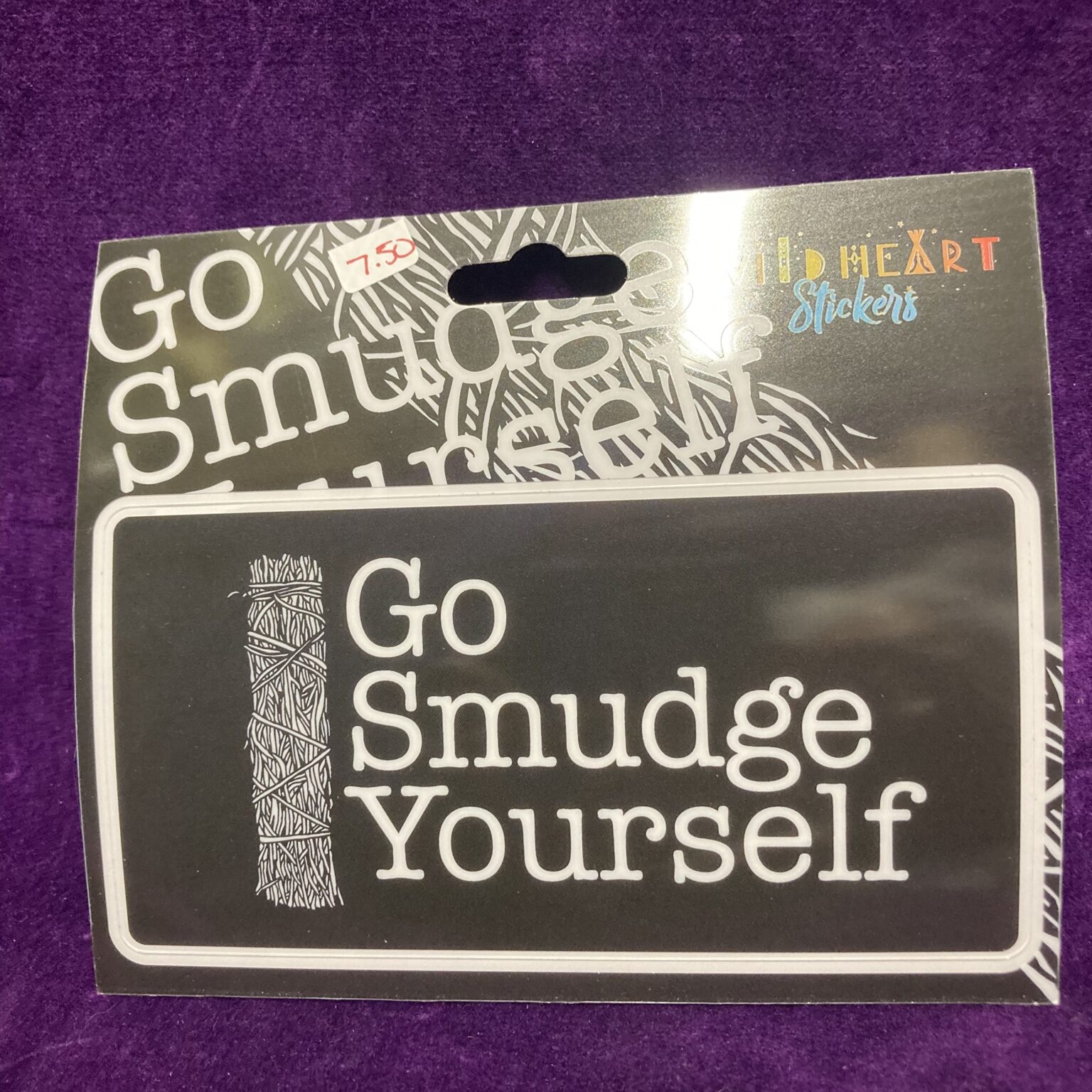 Window Sticker "Go Smudge Yourself" - Into the Mystic Shop